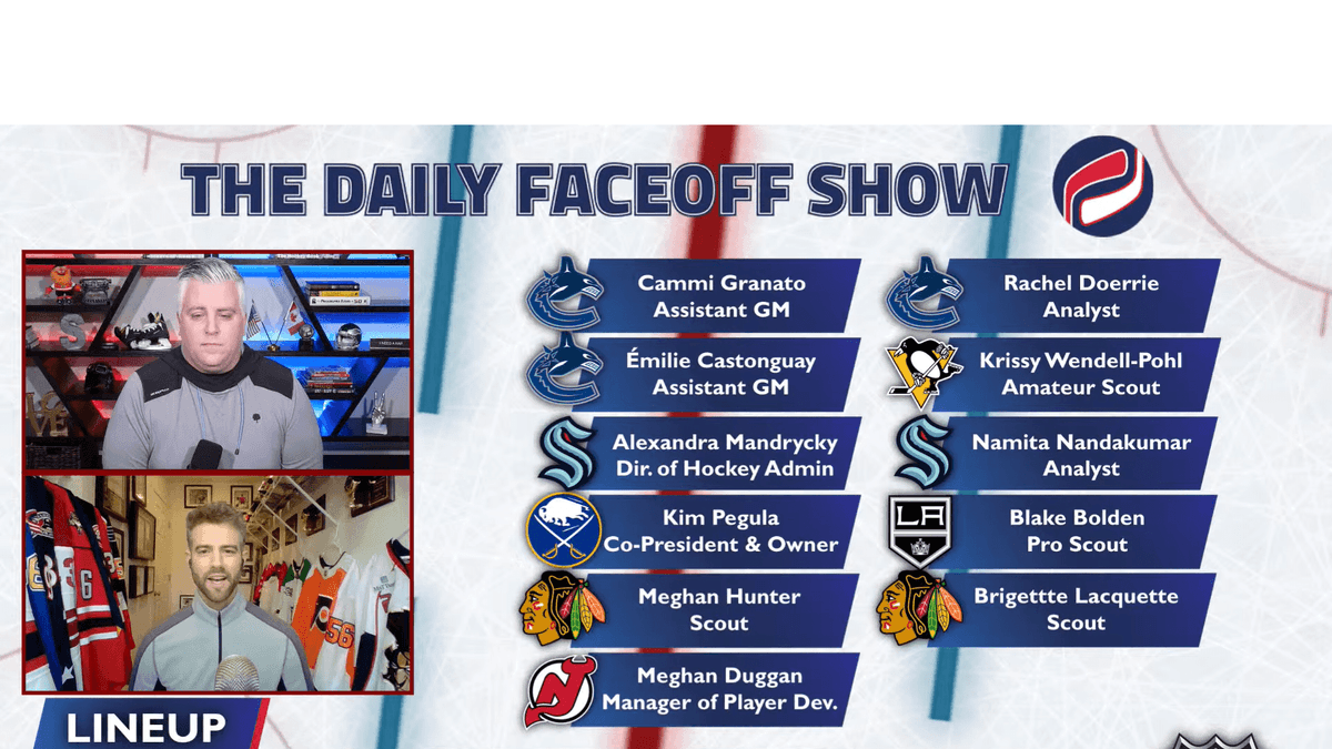 The Daily Faceoff Show: Will we see a female NHL head coach or general ...