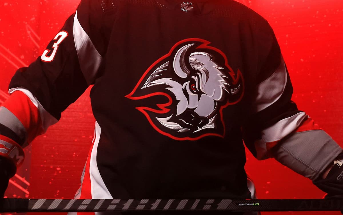 Buffalo Sabres reveal red, black and white Goat Head alternate jersey ...