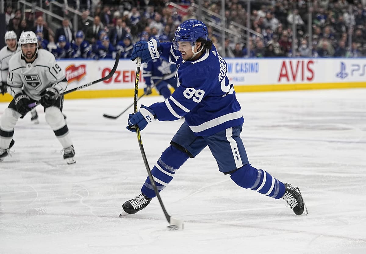 Toronto Maple Leafs’ Nick Robertson to miss rest of season
