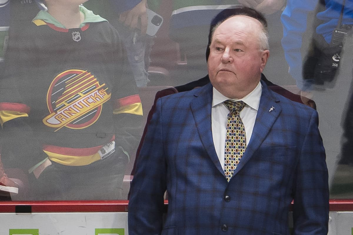Vancouver Canucks coach Bruce Boudreau gets emotional while discussing ...
