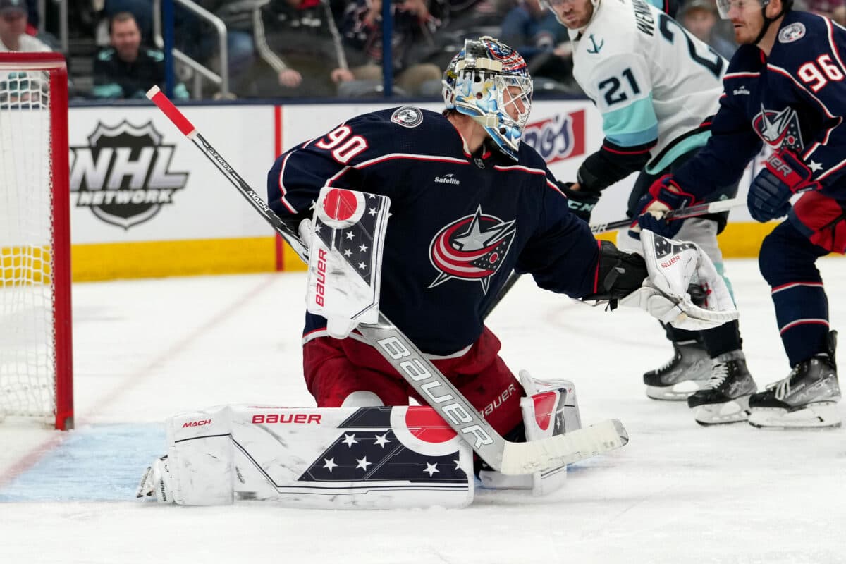 Columbus Blue Jackets’ G Elvis Merzlikins leaves team due to family ...