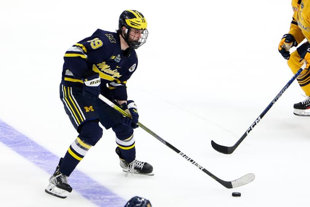 University of Michigan’s Adam Fantilli wins 2023 Hobey Baker Award