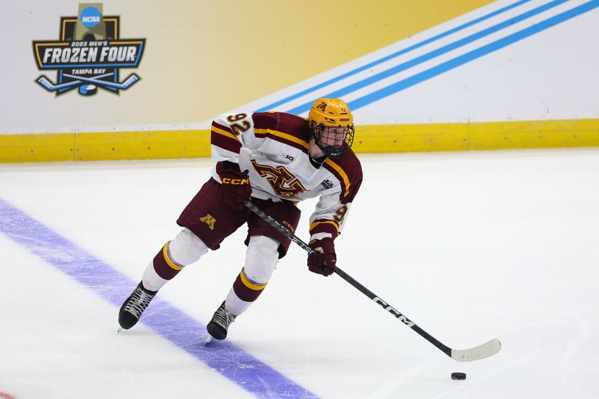 Coyotes prospect Logan Cooley to return to University of Minnesota for ...