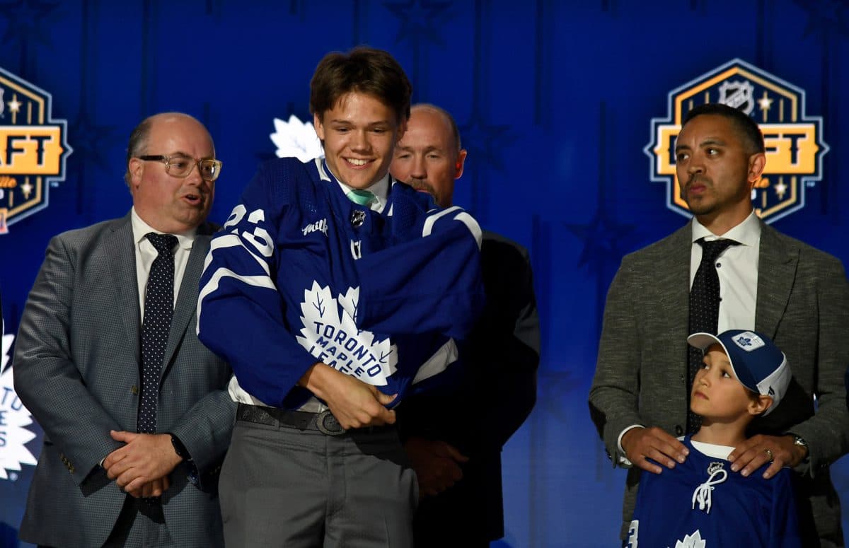Reach or not, the Toronto Maple Leafs were committed to drafting Easton ...
