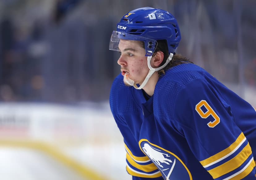 Sabres place Zach Benson on injured reserve with lower-body injury