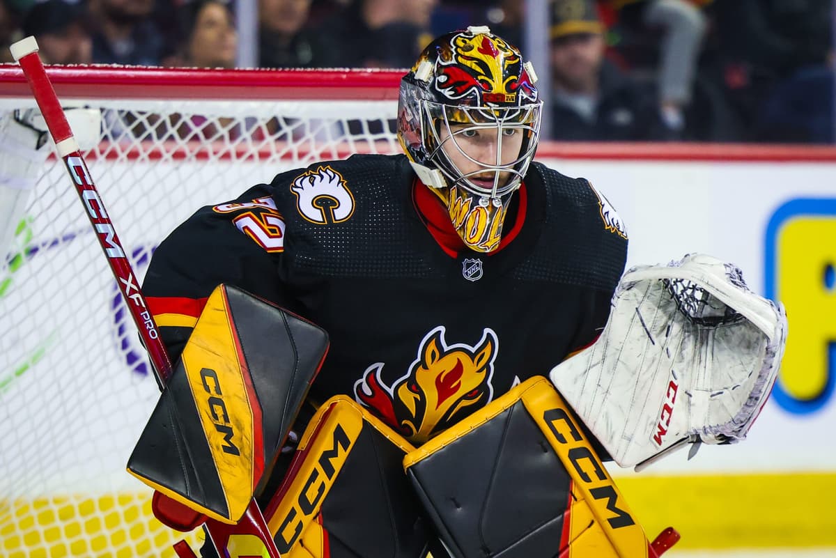 Calgary Flames recall Dustin Wolf as Jacob Markstrom out day-to-day