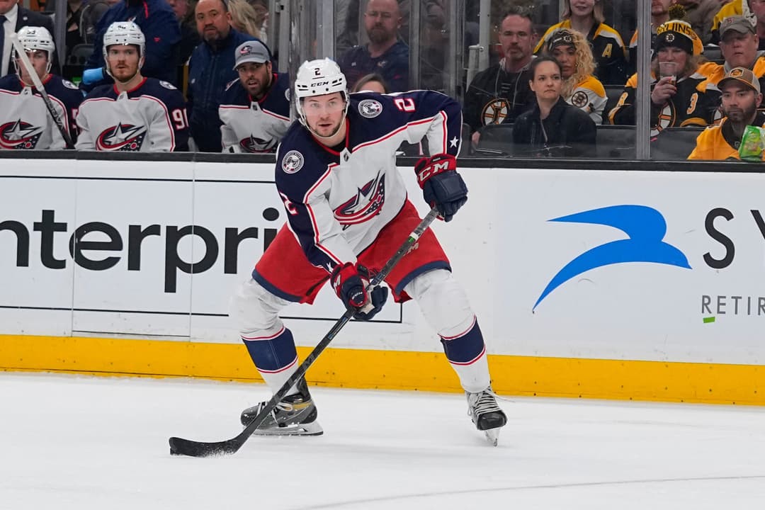 Boston Bruins acquire Andrew Peeke from Columbus for Jakub Zboril