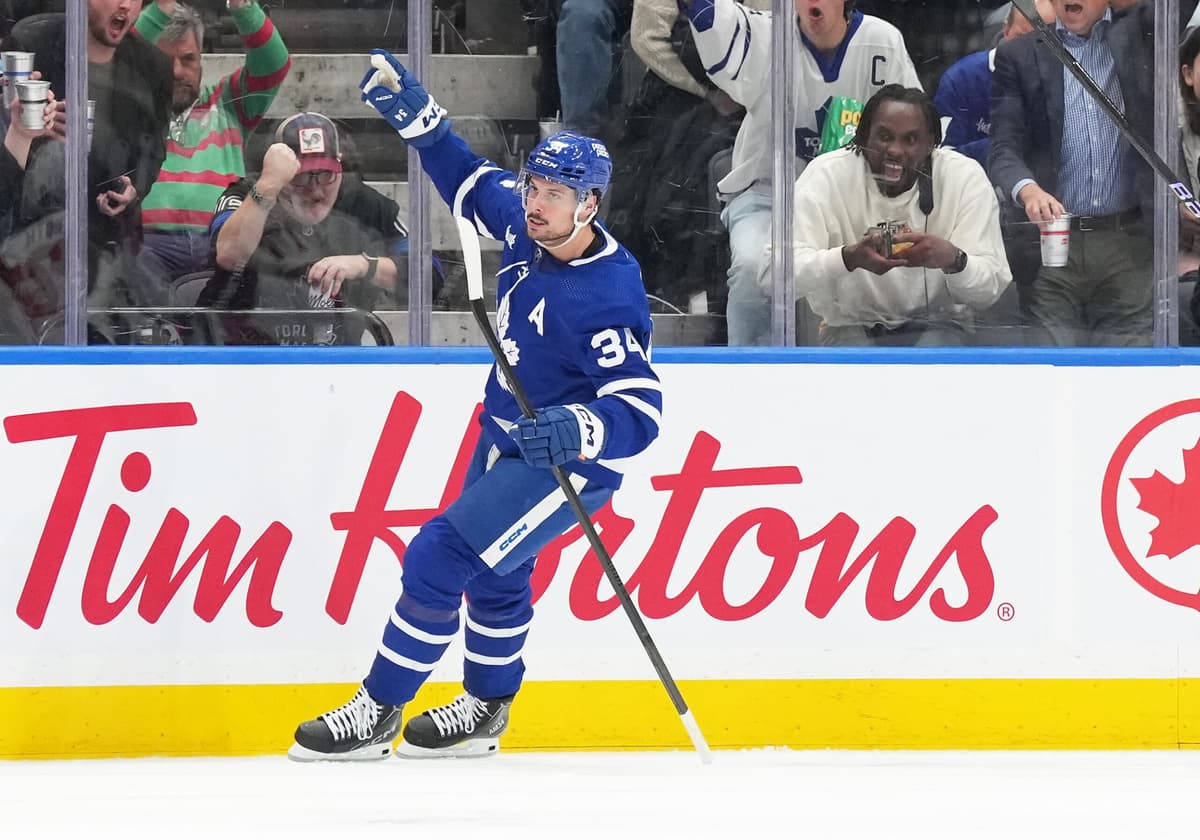 Maple Leafs’ Auston Matthews becomes first NHLer to score 50 even ...