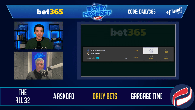 bet365 Daily Bets: Maple Leafs vs. Bruins O5.5 and Domi/Wood shot prop ...