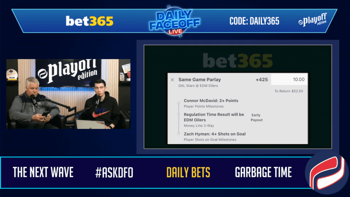 bet365 Daily Bets: McDavid 2+ points, Hyman 4+ shots and Oilers ...