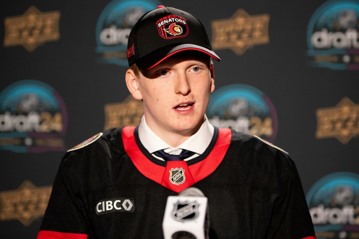 Carter Yakemchuk gives the Ottawa Senators a menacing, skilled defenseman