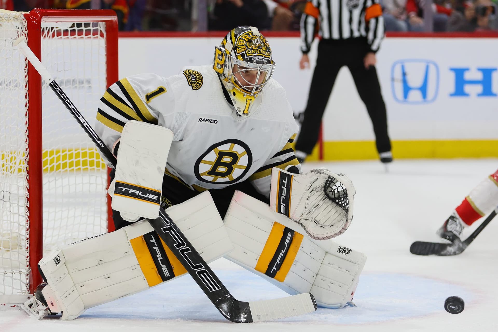 Pain begins Monday for Boston Bruins and Jeremy Swayman in RFA stalemate