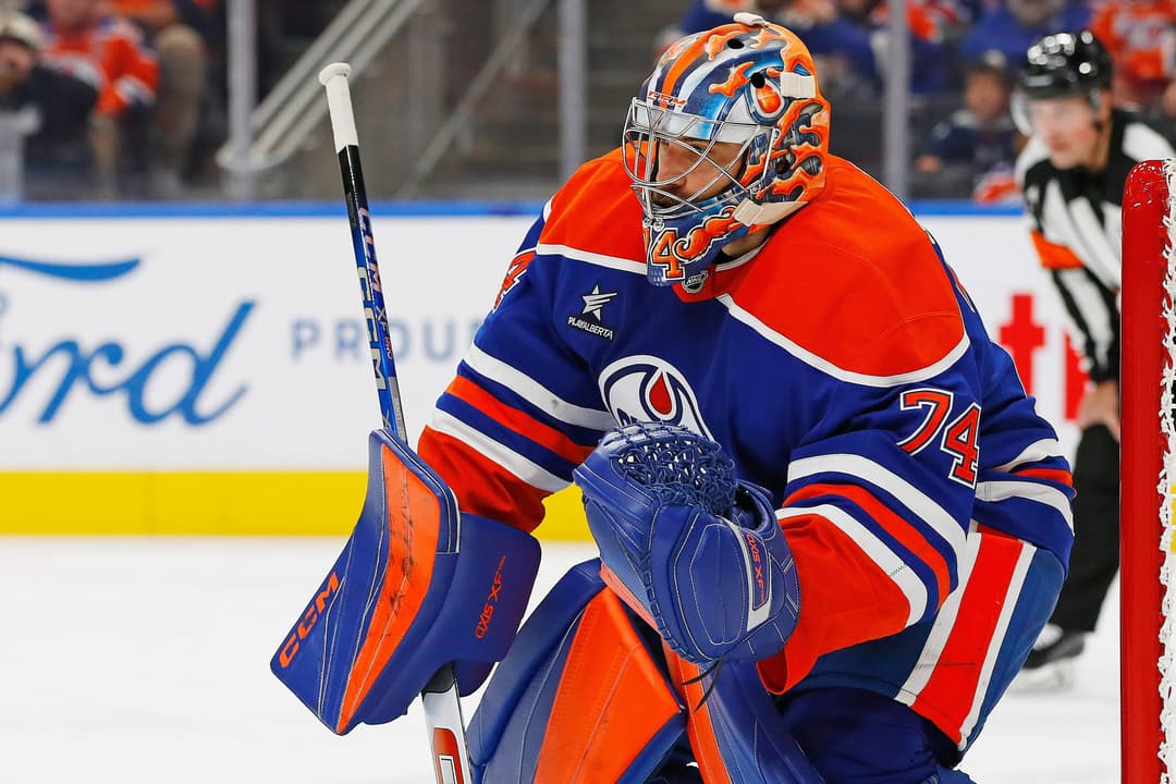 Oilers’ Stuart Skinner won’t travel to Seattle after leaving game ...