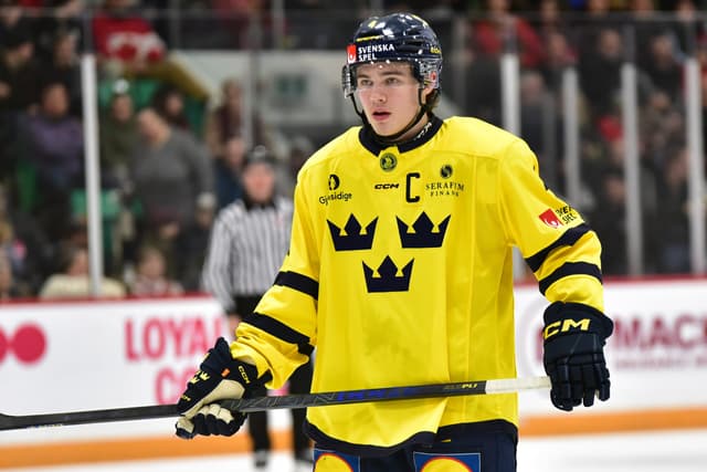 Red Wings’ Axel Sandin-Pellikka is looking to join elite club at World ...