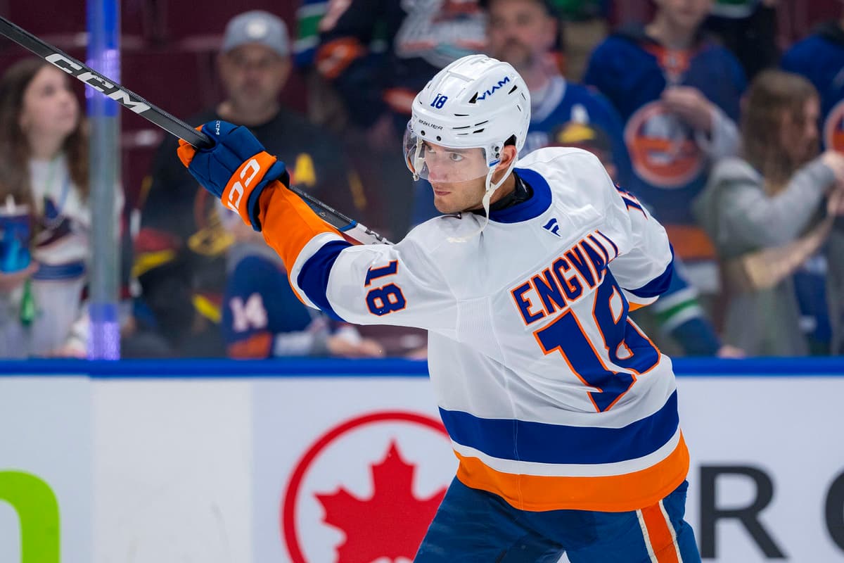 Islanders’ Pierre Engvall undergoes ankle surgery, will miss rest of ...