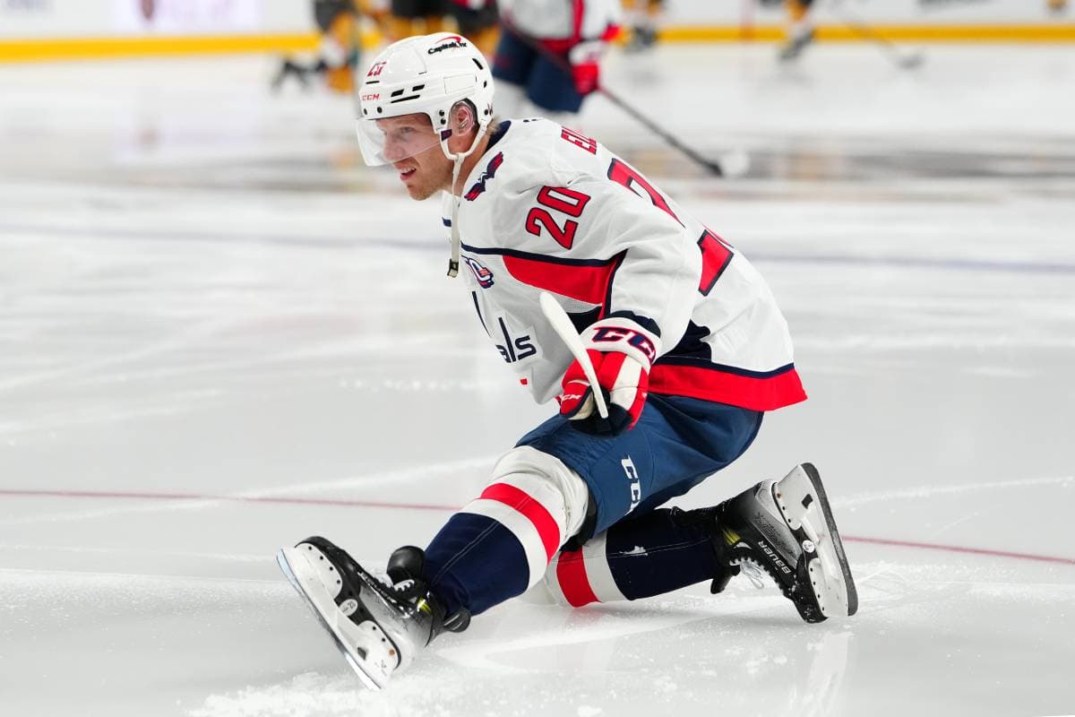 Capitals place Lars Eller on Injured Reserve, recall Henrik Rybinski ...
