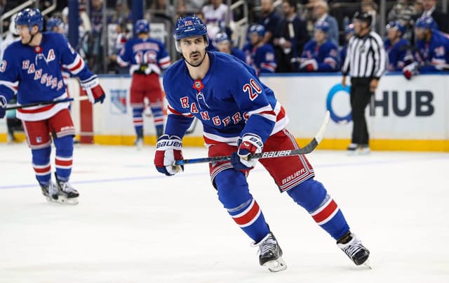 Rangers’ Kreider placed on injured reserve with upper-body injury
