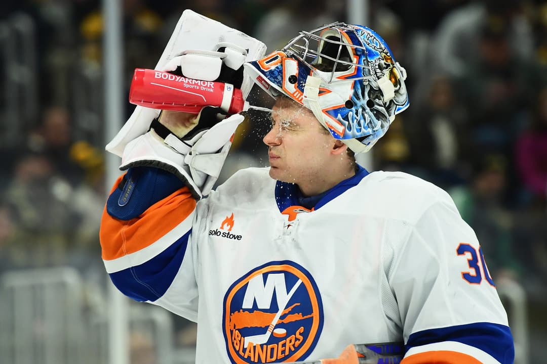Islanders’ Ilya Sorokin scores goalie goal against Predators