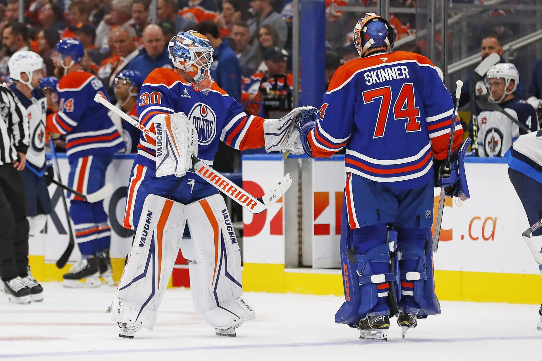 Oilers coach Kris Knoblauch undecided on Game 4 starter in goal