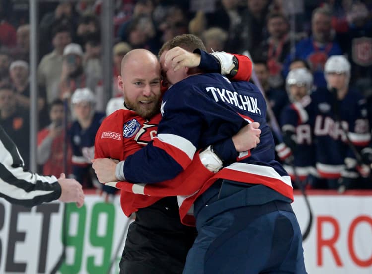 Canada, USA get into three fights in nine seconds to open 4 Nations ...