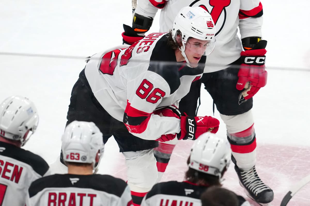 Devils’ Jack Hughes out for season after shoulder surgery