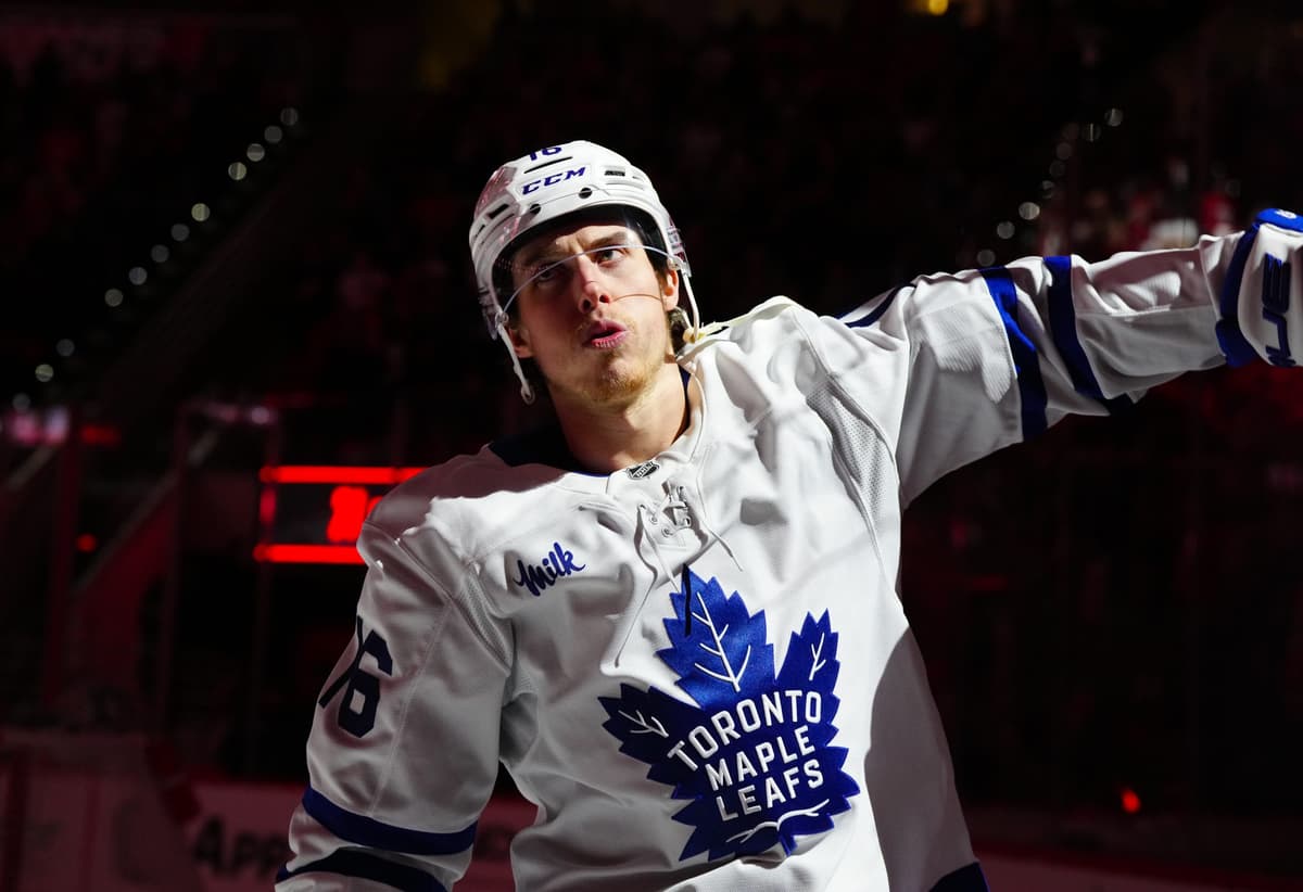 Mitch Marner becomes fourth player in Maple Leafs’ history with 100 ...