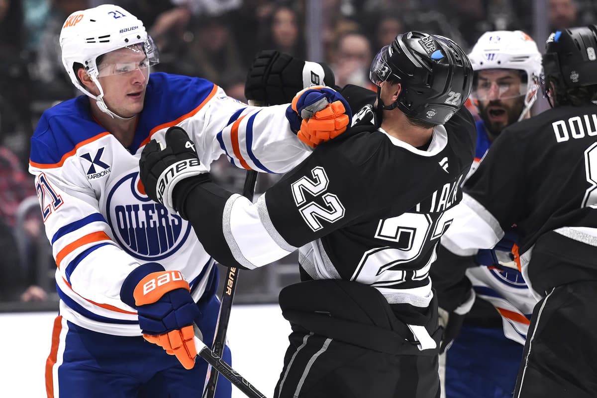 Oilers’ Trent Frederic out Monday after re-injuring ankle; Olivier ...