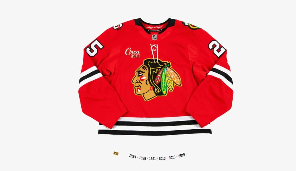 Blackhawks unveil centennial jersey for 2025-26