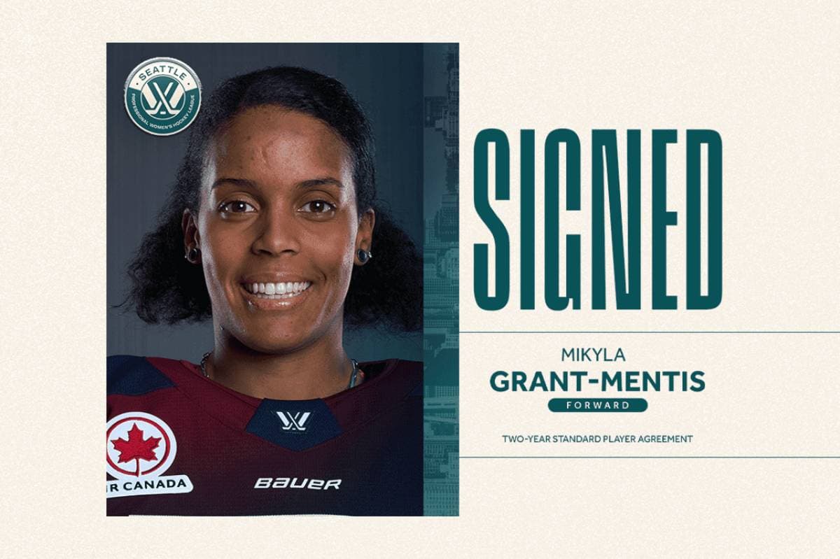 PWHL Seattle signs Mikyla Grant-Mentis to two-year deal