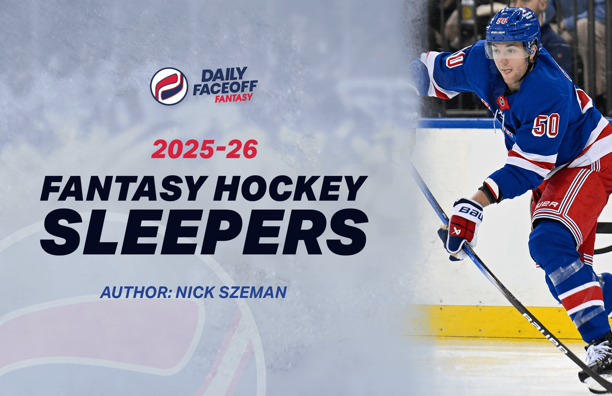Fantasy Hockey Sleepers 2025-26: Szeman's Picks - Americano Sports
