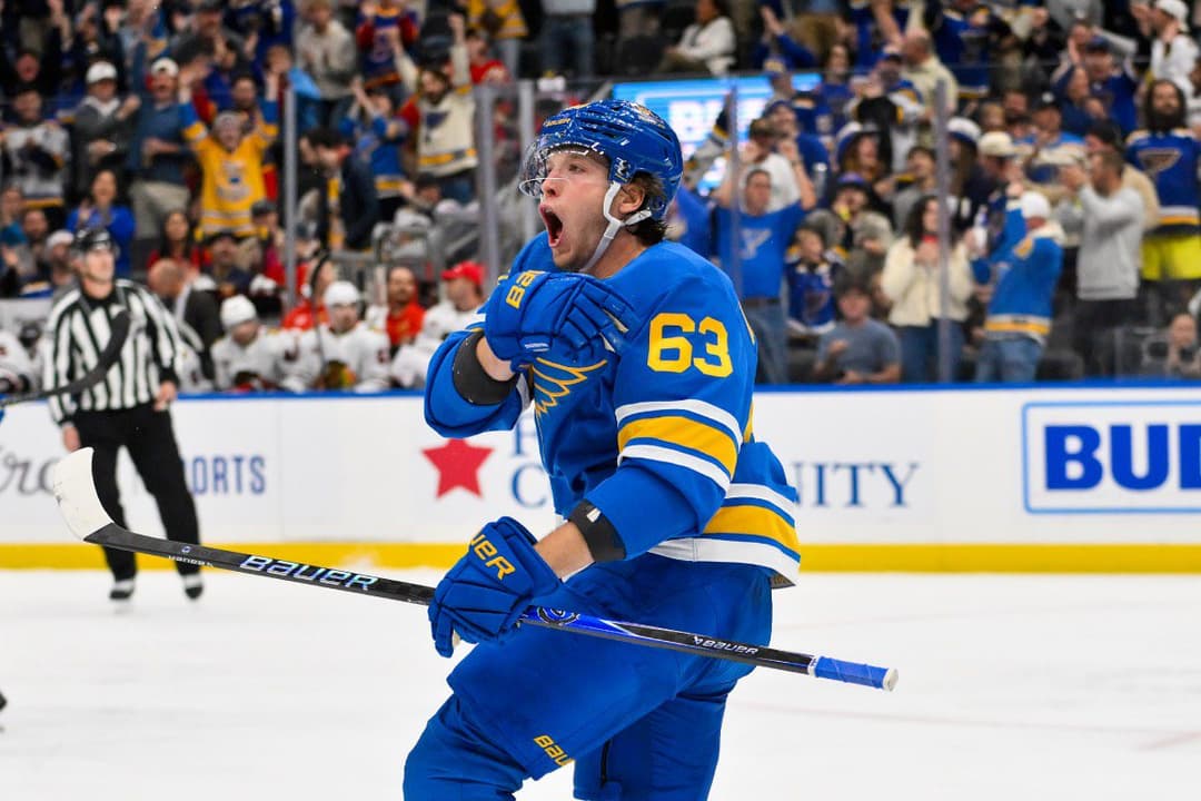 Blues activate Jake Neighbours from injured reserve, will return vs. Flyers