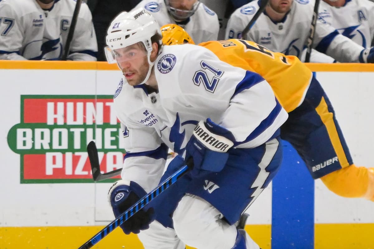 Brayden Point, Erik Cernak to miss game against Flyers; Cernak out week-to-week