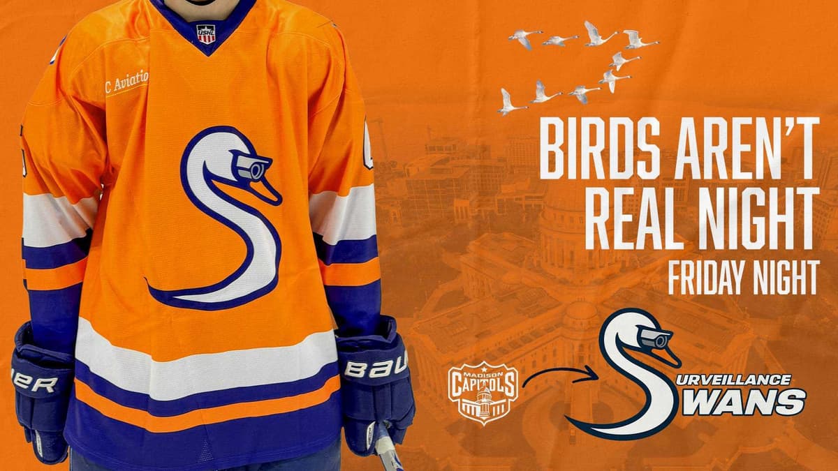 USHL’s Madison Capitols to host “Birds Aren’t Real” night, rebrand to ...