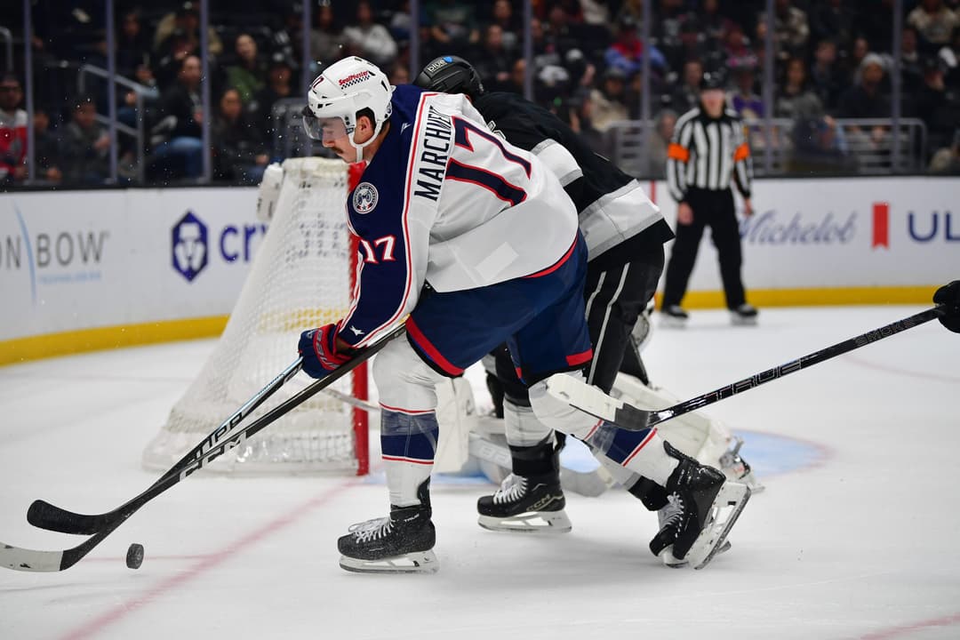 Blue Jackets’ Sean Monahan to return against Sharks, Mason Marchment a ...