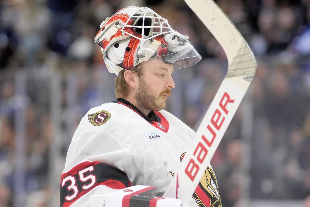 Sens move Linus Ullmark to non-roster spot, activate Lars Eller