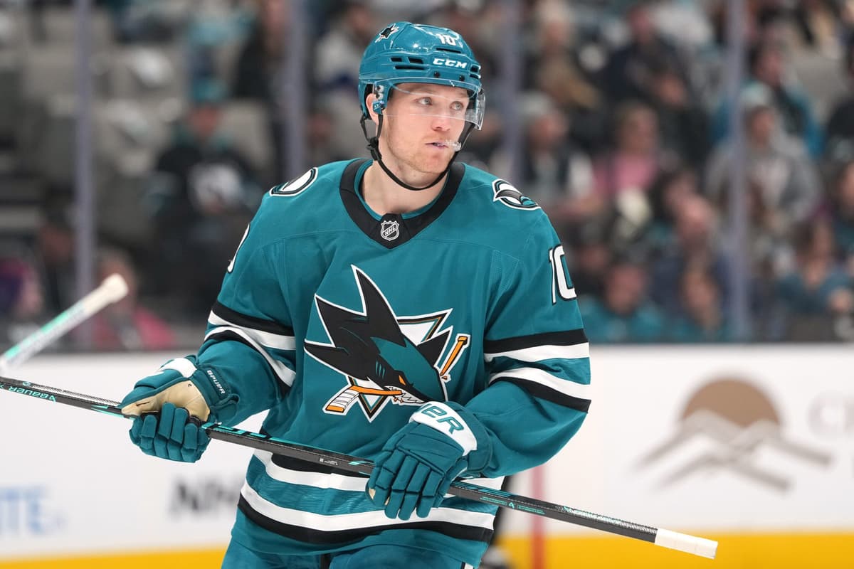 Sharks’ Ty Dellandrea out against Kings