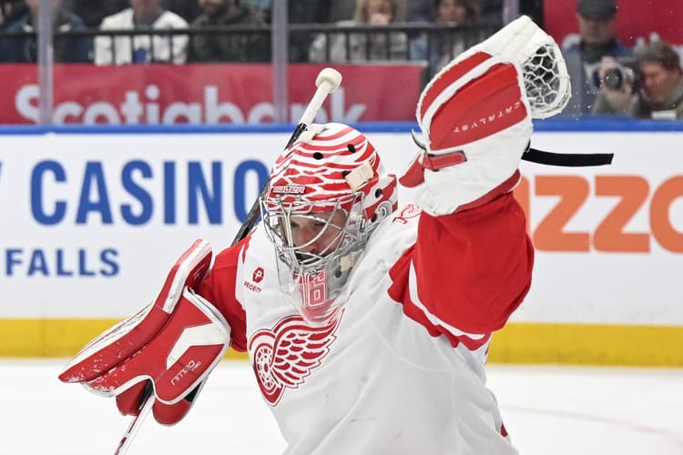 Red Wings’ John Gibson has thrust himself into the Vezina Trophy ...