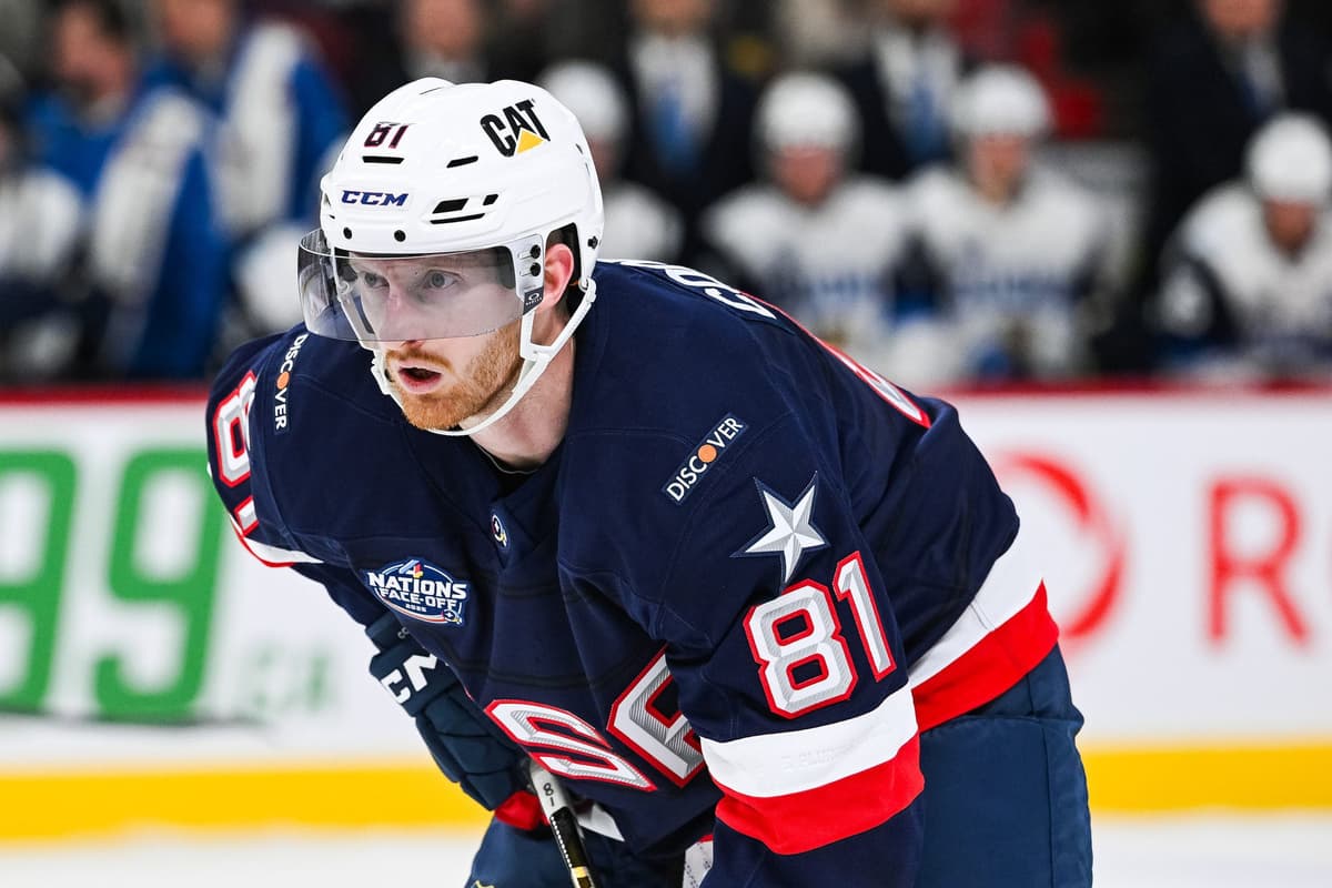 Kyle Connor has fallen out of favor with the United States once again