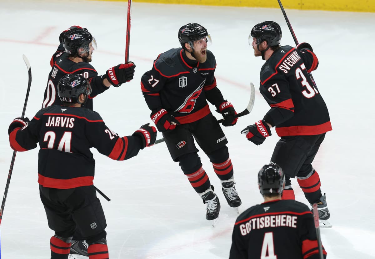 Svechnikov, Staal push Hurricanes within one win of Stanley Cup - BVM ...